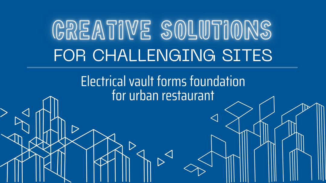 Electrical vault forms foundation for urban restaurant - NAIOP Maryland ...